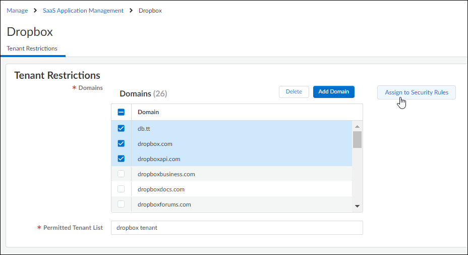 Manage Saas Application Management