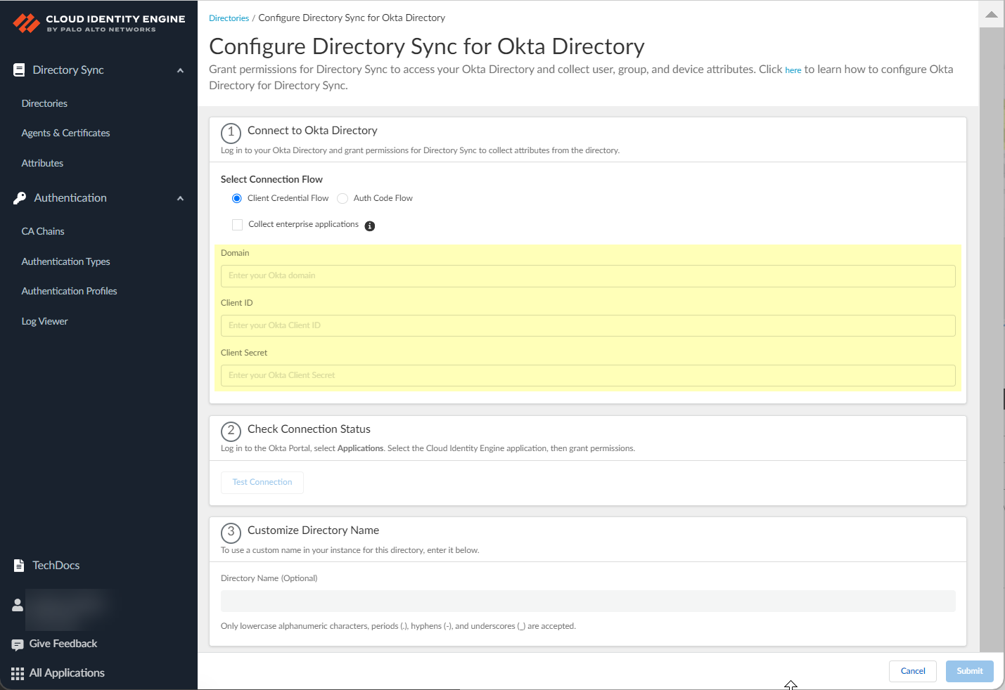 Deploy Client Credential Flow For Okta