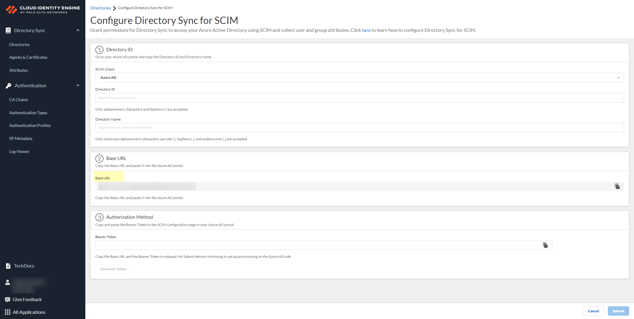 Configure SCIM Connector for the Cloud Identity Engine