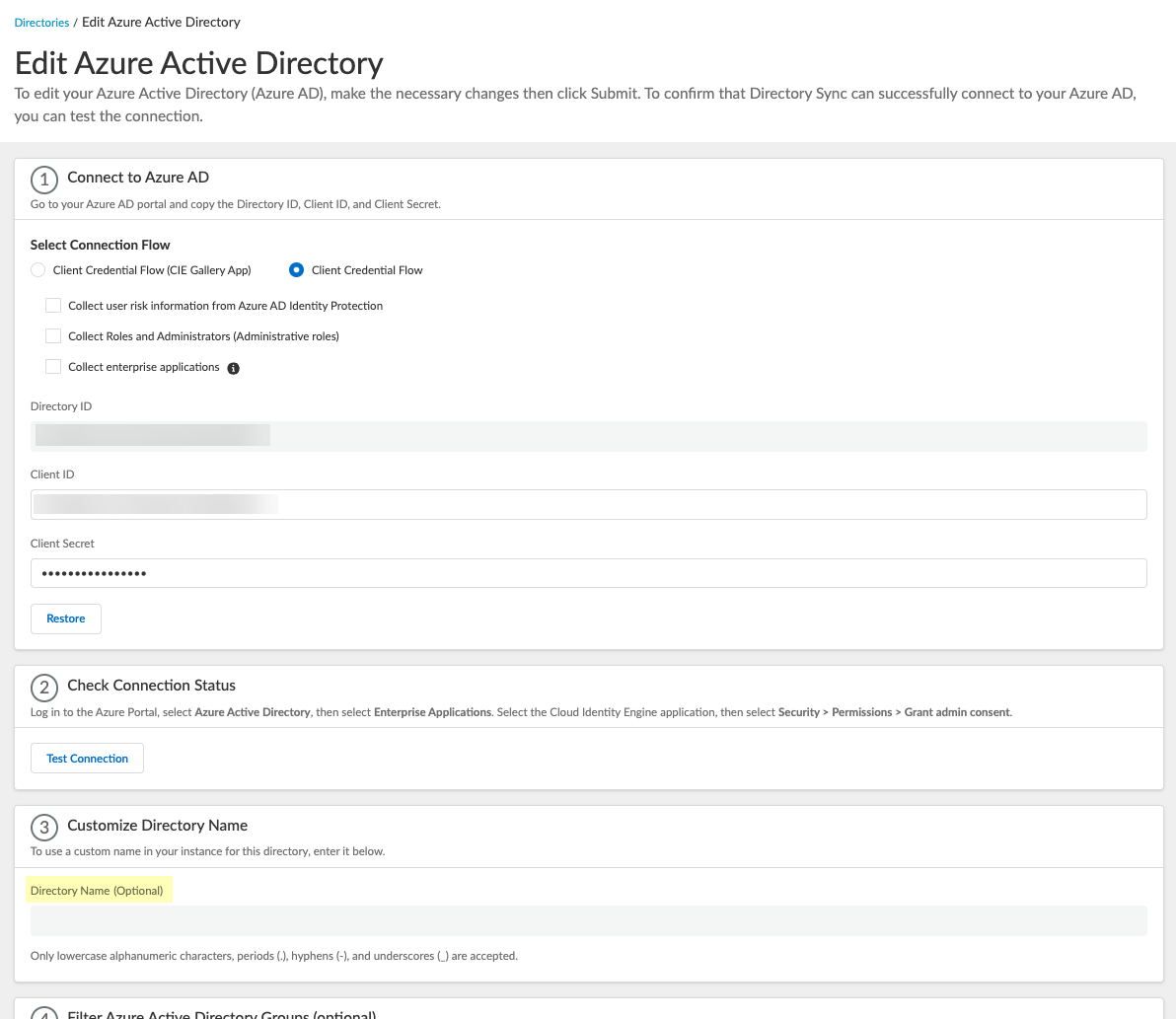 Configure Azure Active Directory