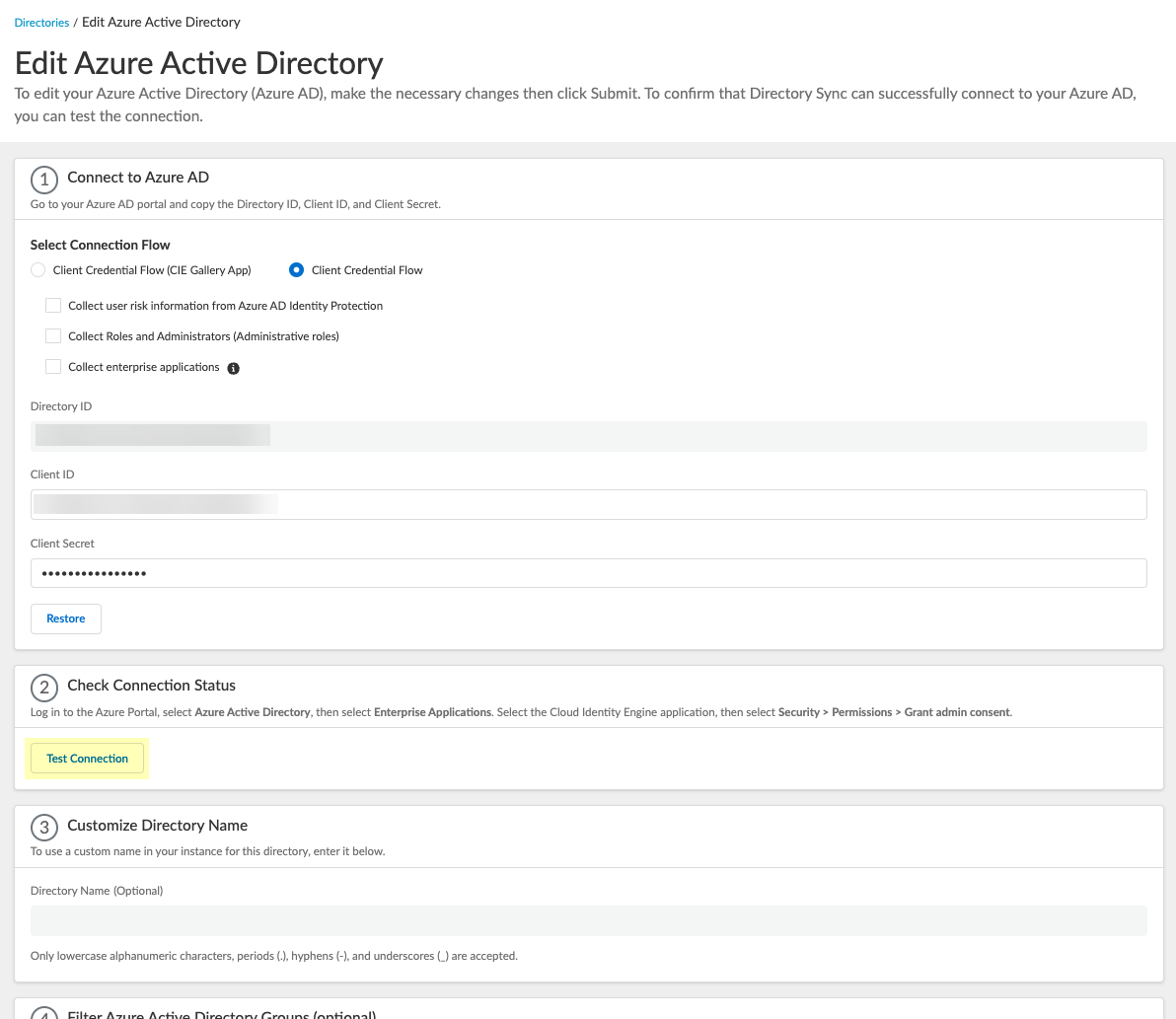 Configure Azure Active Directory