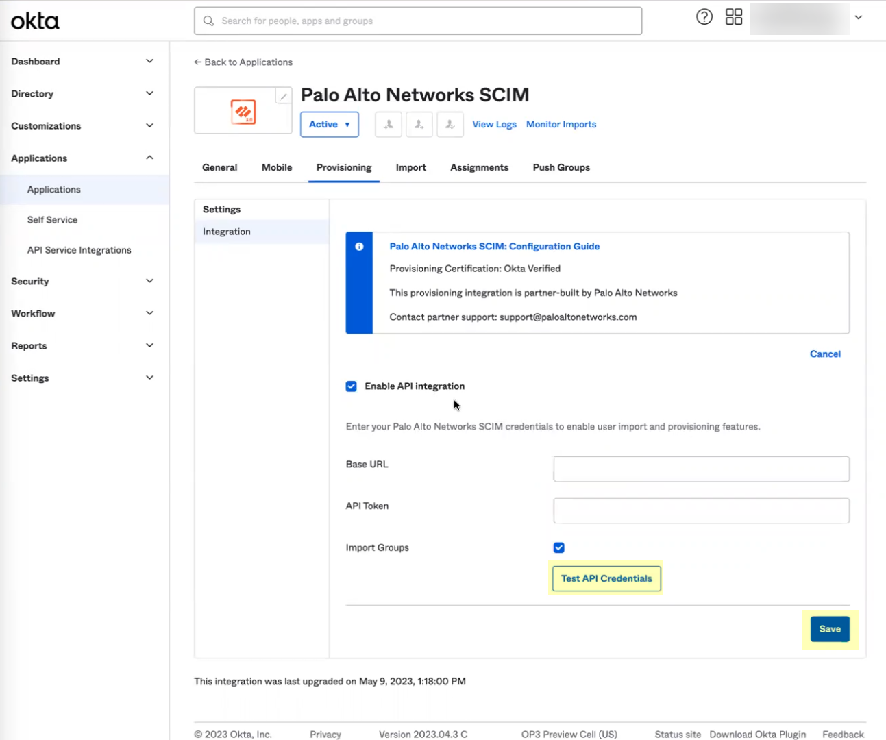 Configure SCIM Connector for the Cloud Identity Engine