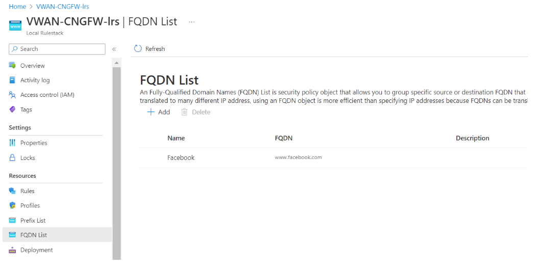 Sample Configuration For Post Vwan Deployment