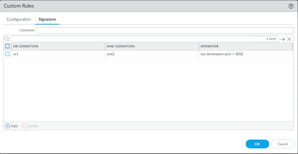 Support For Custom Layer 3 And Layer 4 Threat Signatures
