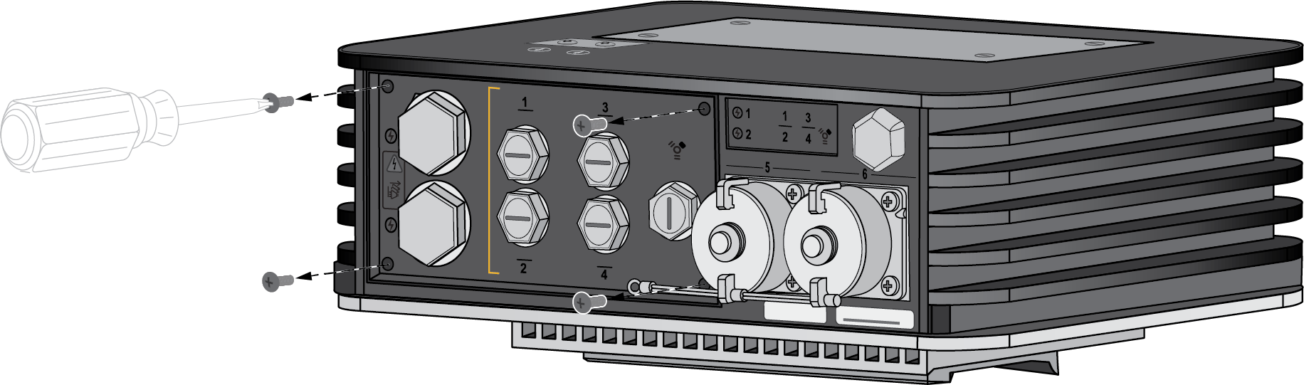 Connect DC Power to a PA-400R Series Firewall