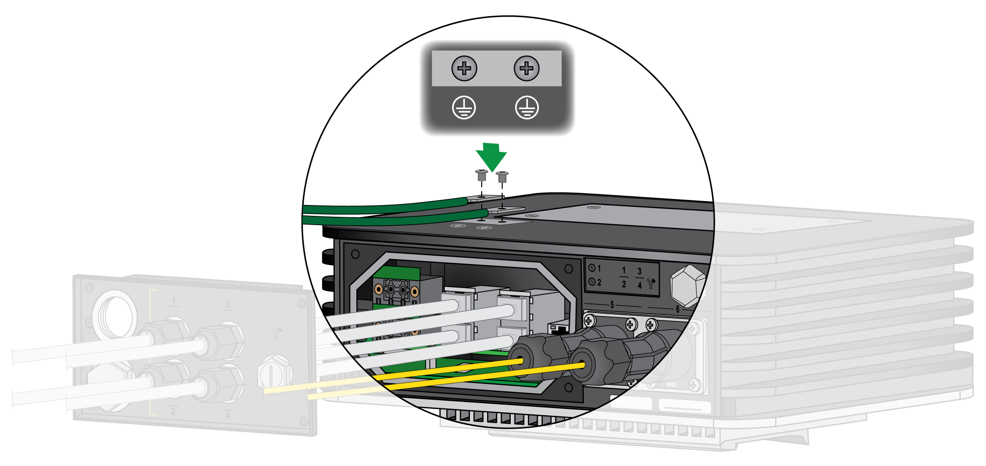 Connect DC Power to a PA-400R Series Firewall