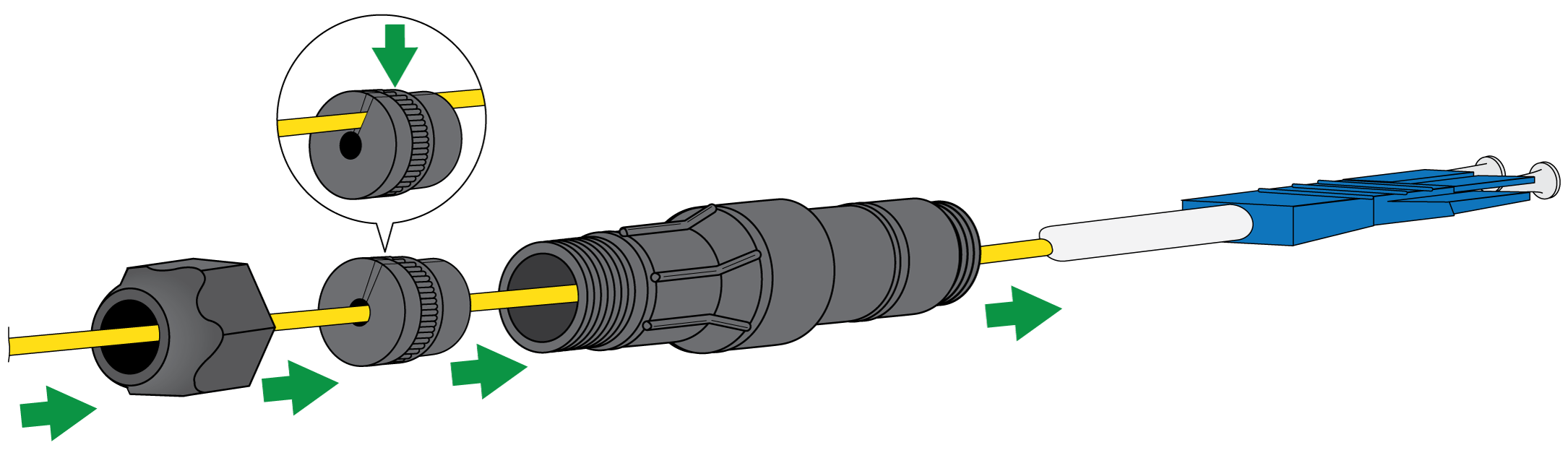 Connect Fiber Cables to the PA-400R Series Firewall