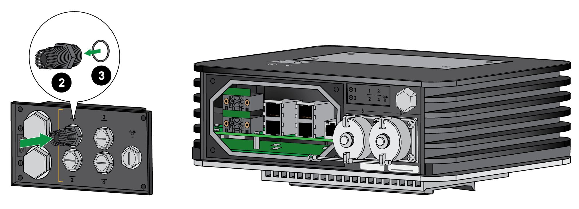 Connect Ethernet Cables to the PA-400R Series Firewall