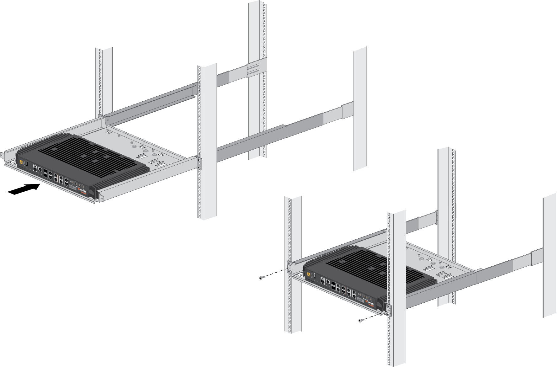 Install the PA-400R Series Firewall in an Equipment Rack