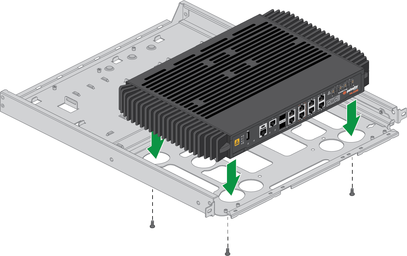 Install the PA-400R Series Firewall in an Equipment Rack