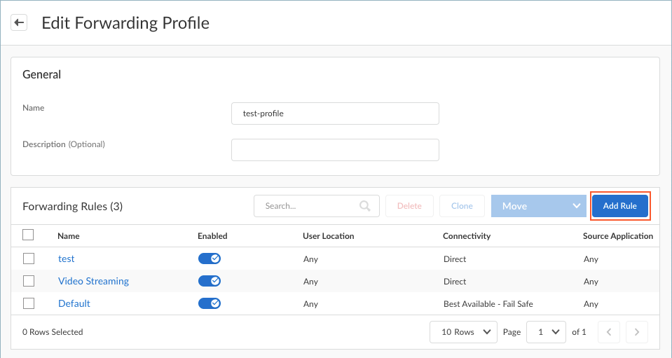 Set Up Forwarding Profiles To Manage Agent Traffic