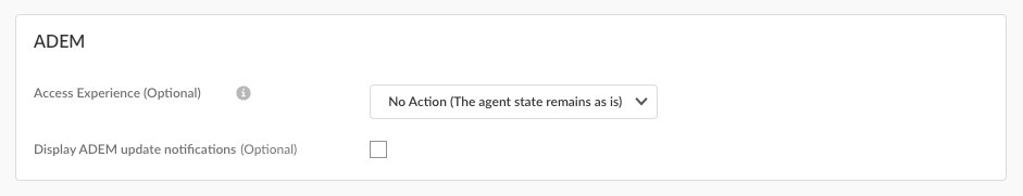 Configure Agent Settings For The Prisma Access Agent
