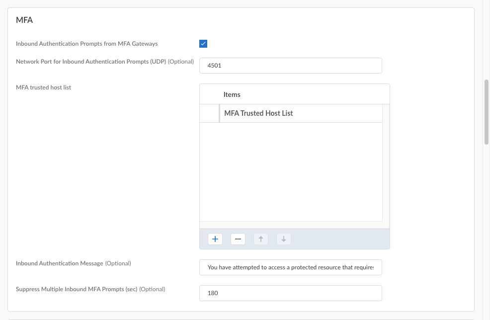 Configure Agent Settings For The Prisma Access Agent