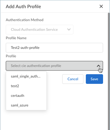 Set Up SAML User Authentication With CIE (Prisma Access Deployment)