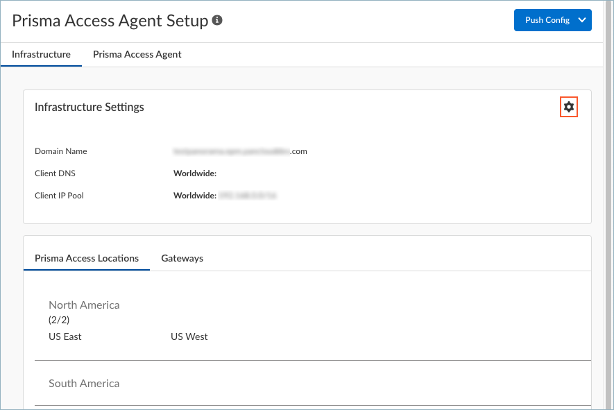 Set Up The Infrastructure For Prisma Access Agents