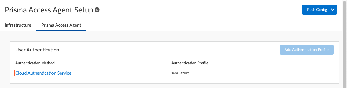 Set Up Saml User Authentication With Cie Prisma Access Deployment