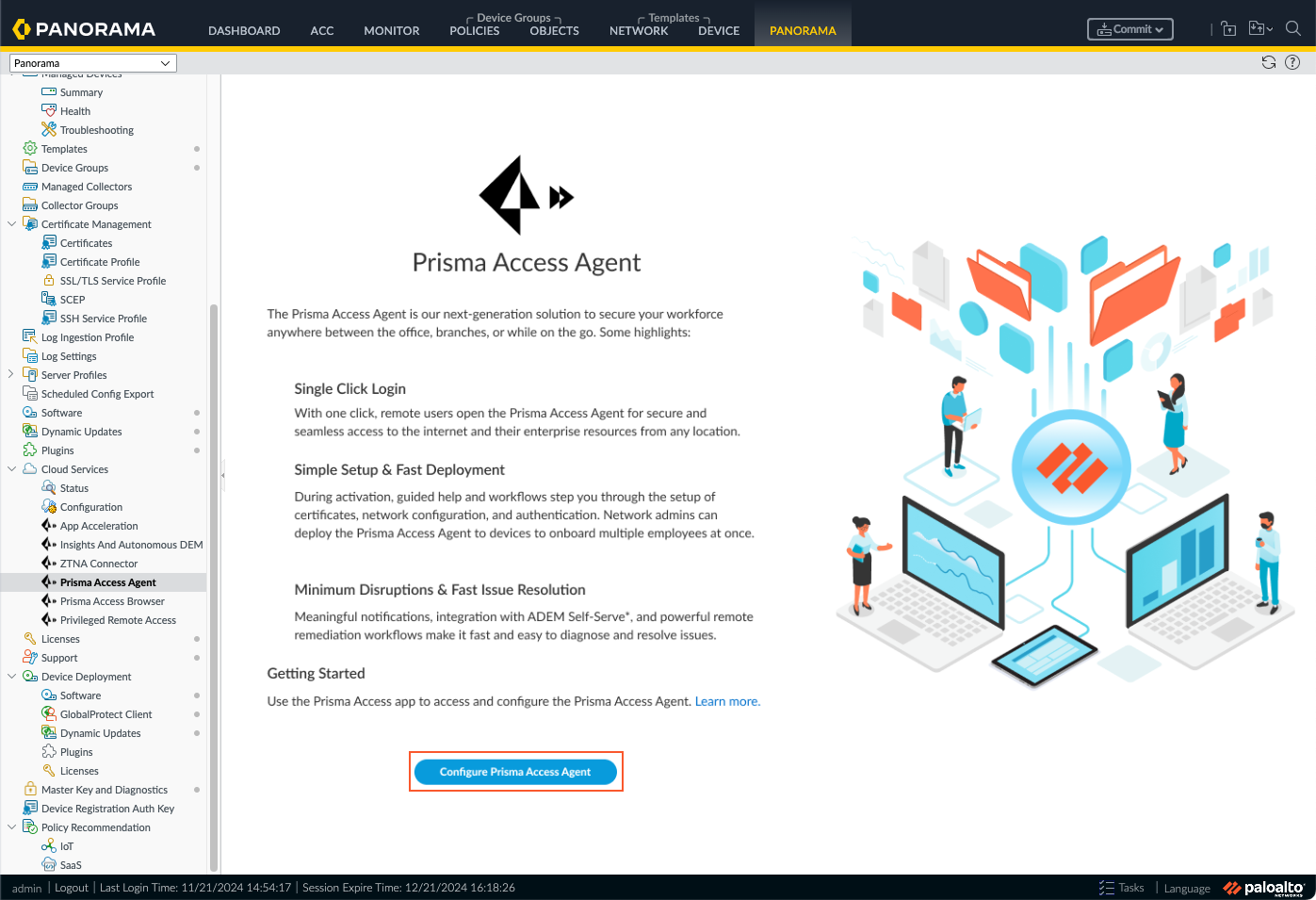 Configure Prisma Access Agent To Collect Endpoint Insights