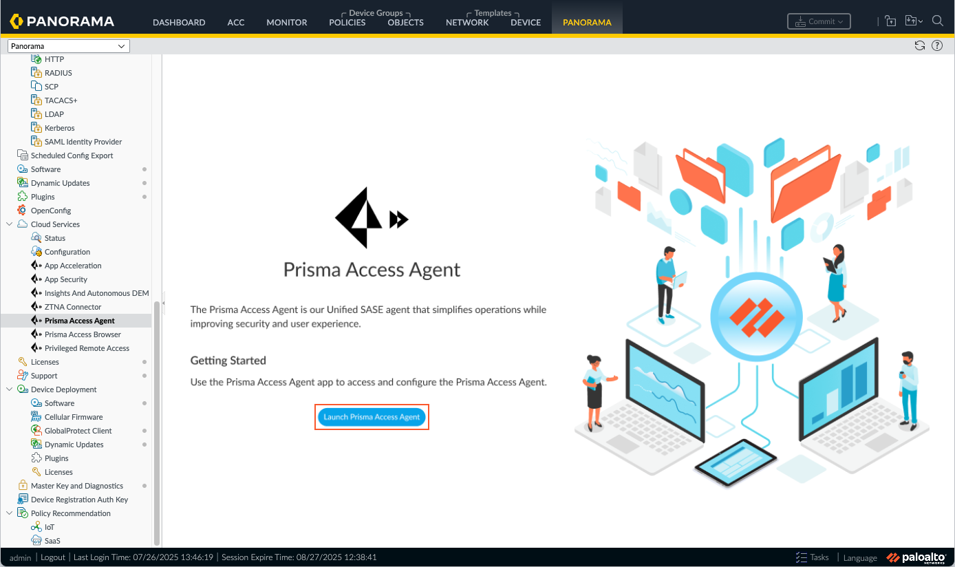 Set Up Saml User Authentication With Cie Prisma Access Deployment