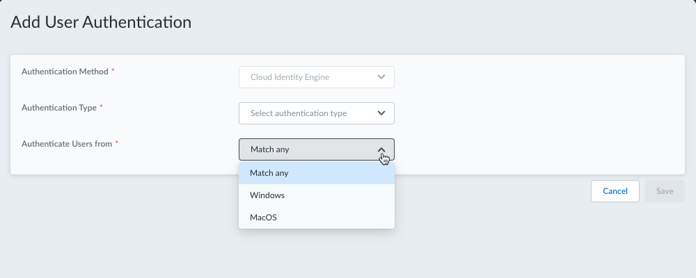 Set Up Saml User Authentication With Cie Prisma Access Deployment