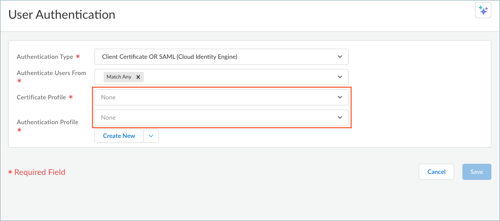 Set Up Saml User Authentication With Cie Prisma Access Deployment