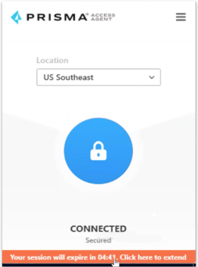 Prisma Access Agent Session Timeouts