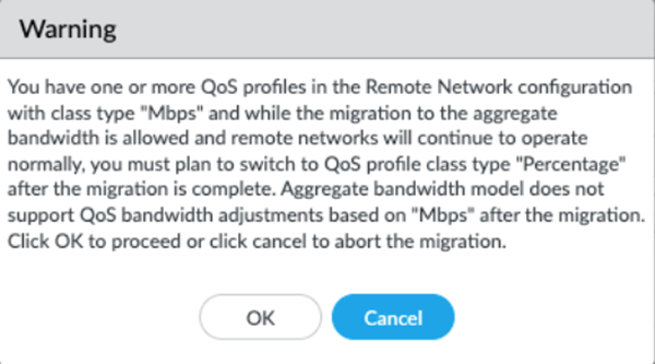 Migrate To The Aggregate Bandwidth Model