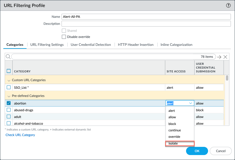 Configure Remote Browser Isolation