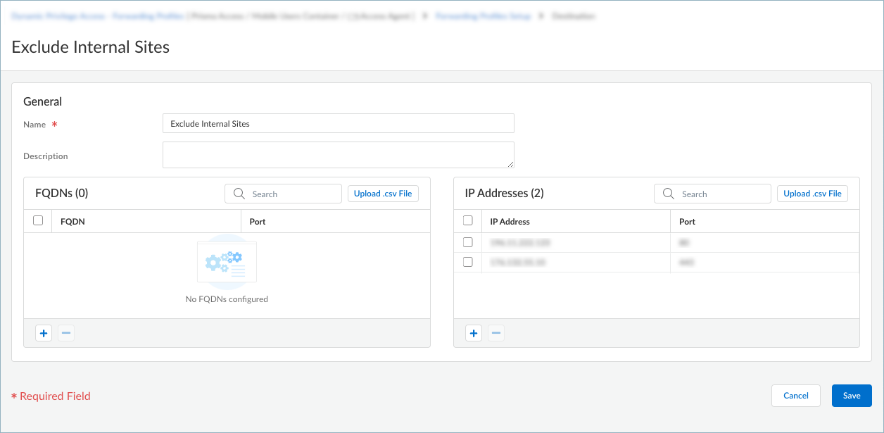 Configure Forwarding Profiles To Manage Agent Traffic For Dynamic