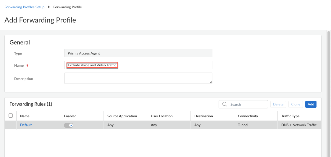 Configure Forwarding Profiles To Manage Agent Traffic For Dynamic