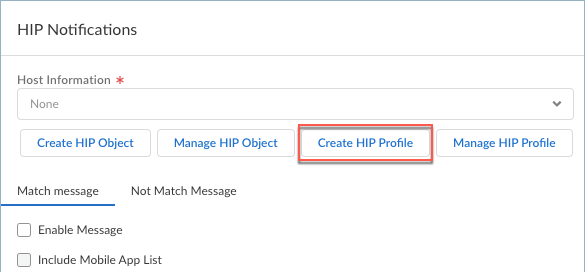 Create And Manage Hip Profiles For The Dynamic Privilege Access Prisma