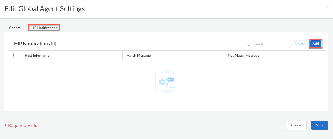 Create A Hip Notification For The Dynamic Privilege Access Prisma